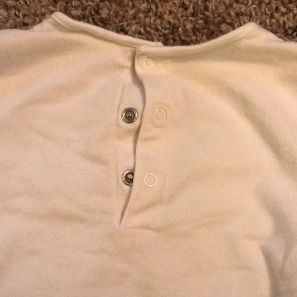 Stride Rite | Shirts & Tops | Stride Rite White Long Sleeve Top Flowers ...